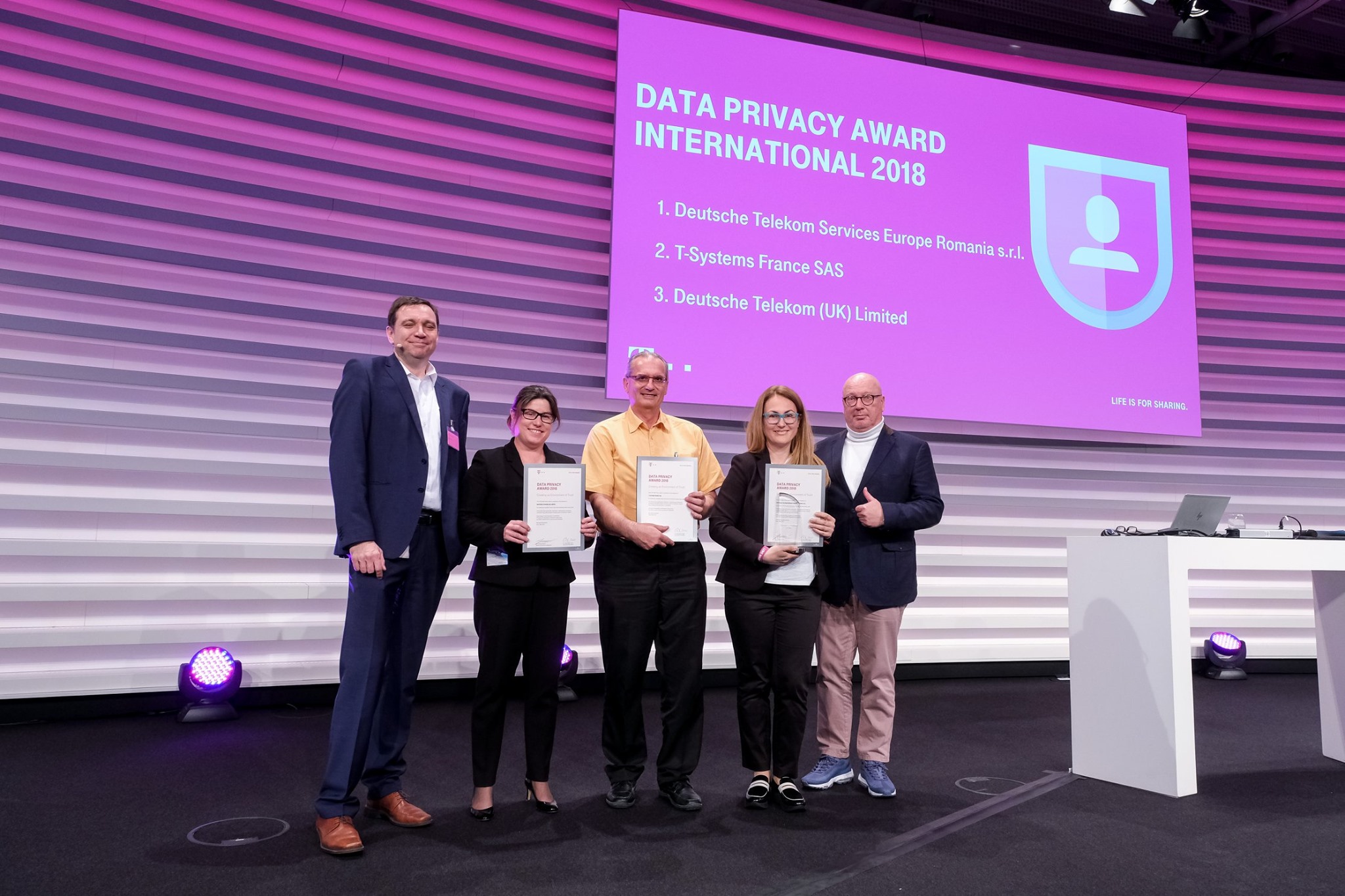DTSE Romania wins the 1st prize in Data Privacy - Deutsche Telekom ...